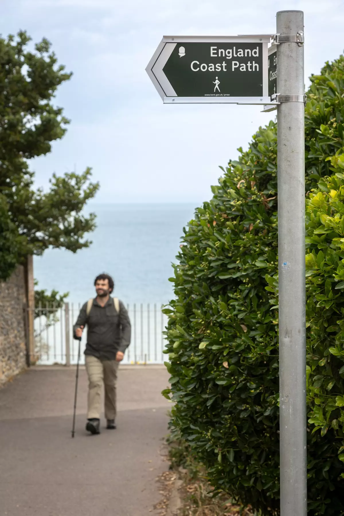 The King Charles Iii England Coast Path Pegwell Bay Reculver On The